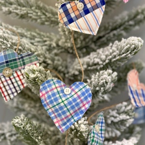 Handmade Keepsake Memory Tiny Heart Garland for Valentine or Home Decor ...