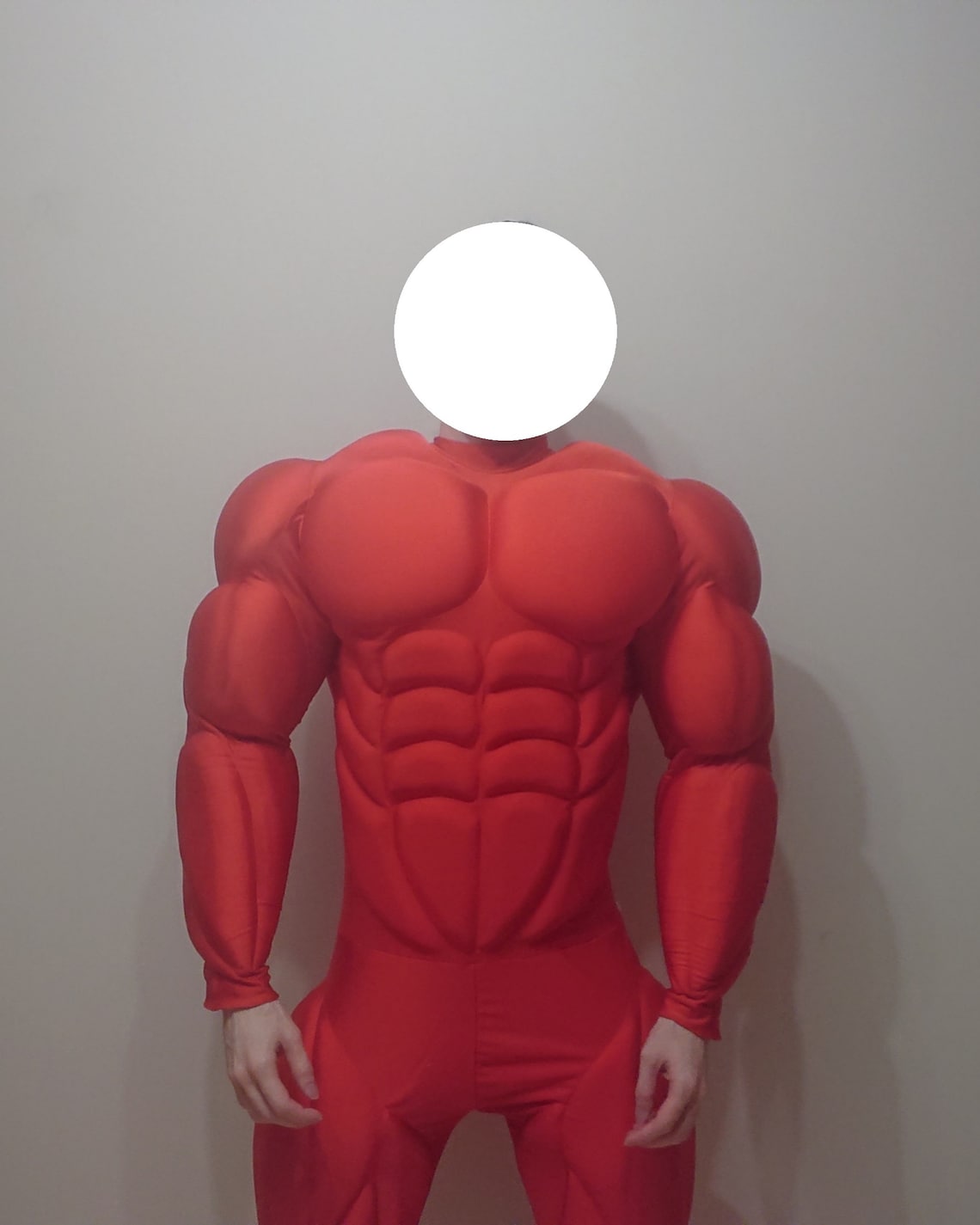 Red muscle suit costume for cosplay Hulk Carnage | Etsy