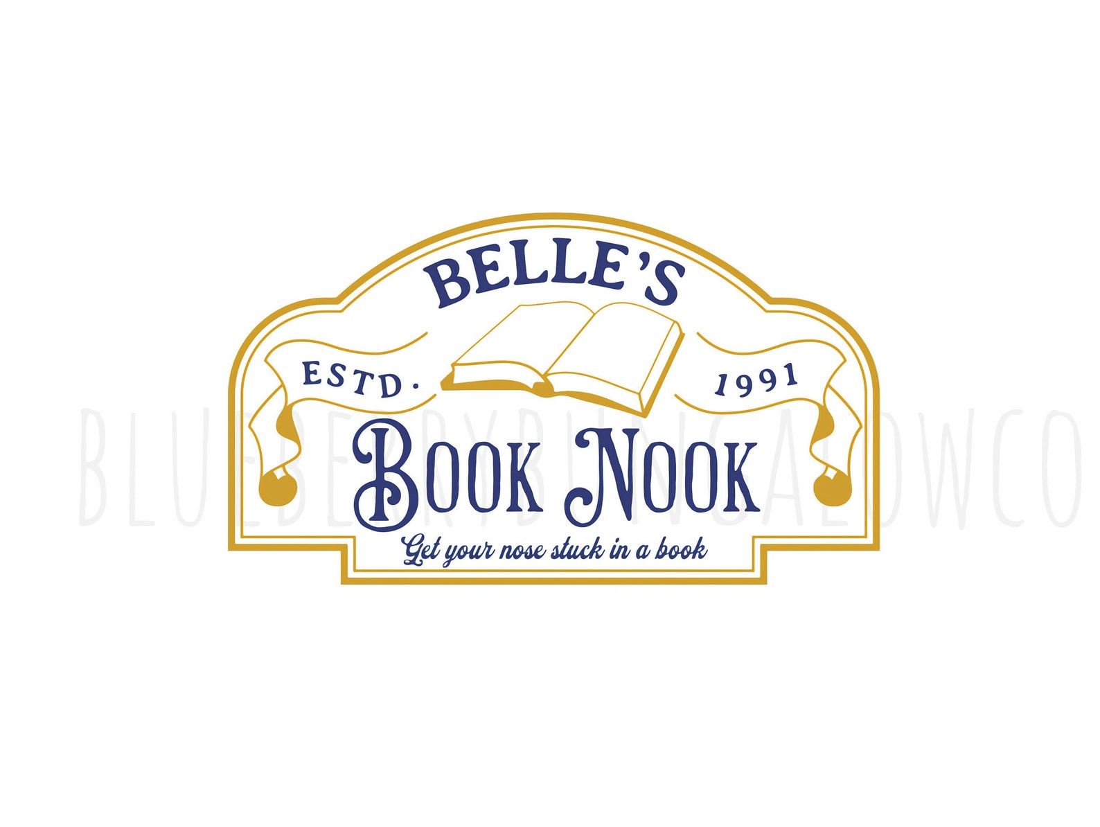 Belle's Book Nook // Beauty and the Beast SVG // Belle | Etsy