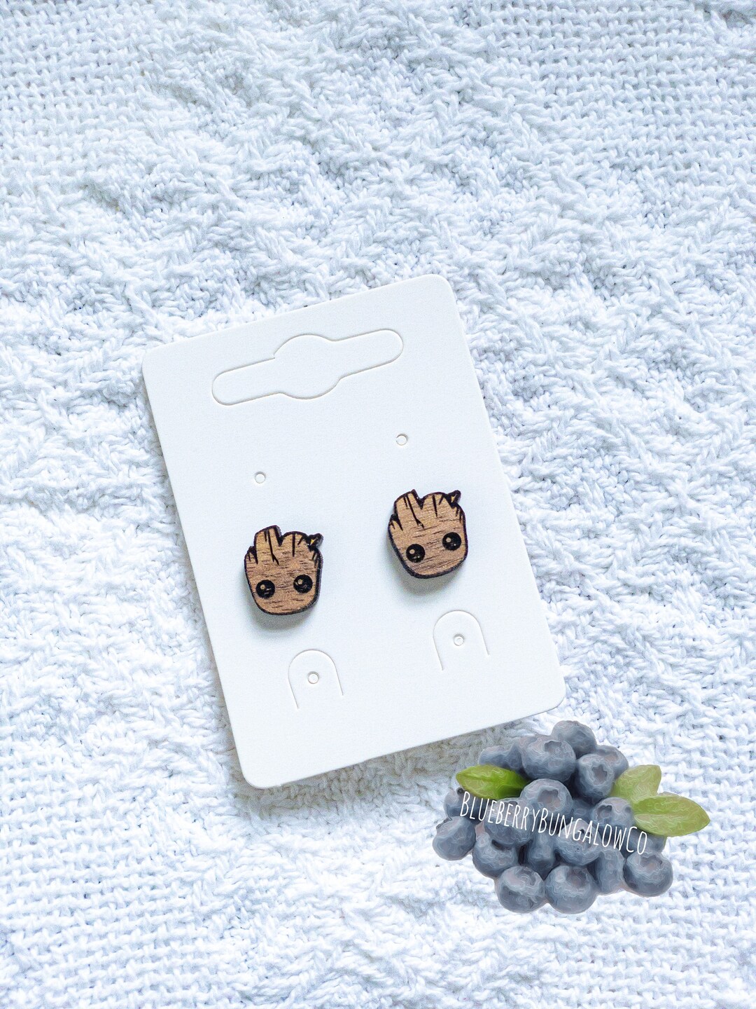 Baby Groot Wood Earrings // Guardians of the Galaxy Inspired Earrings ...