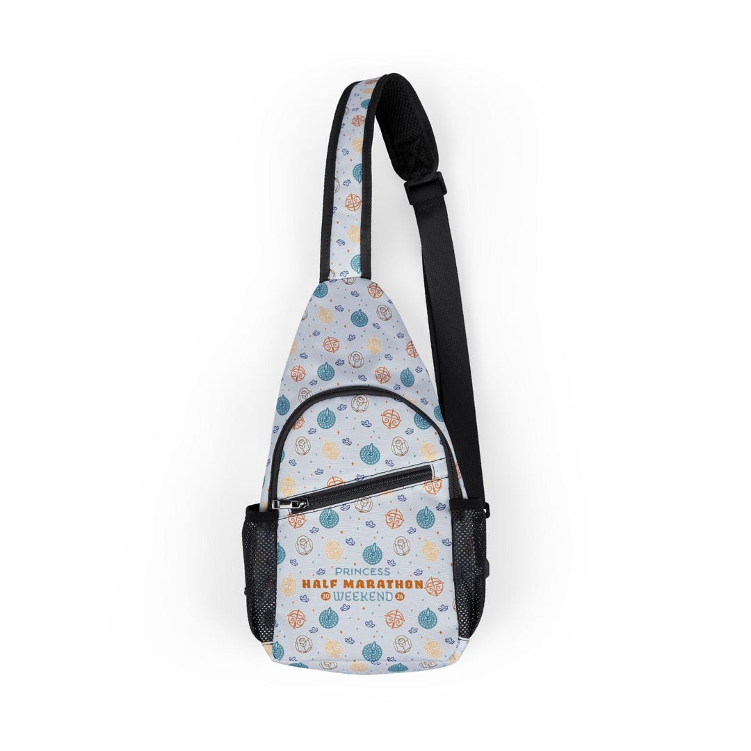 Princess Half Marathon Chest Bag: Stylish Running Sling - Etsy