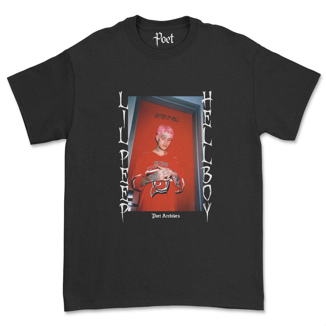 Lil Peep T-shirt Tribute Merch Lil Peep Part One Hellboy Crybaby Emo Rap, Cloud Rap, Trap Tee - Etsy