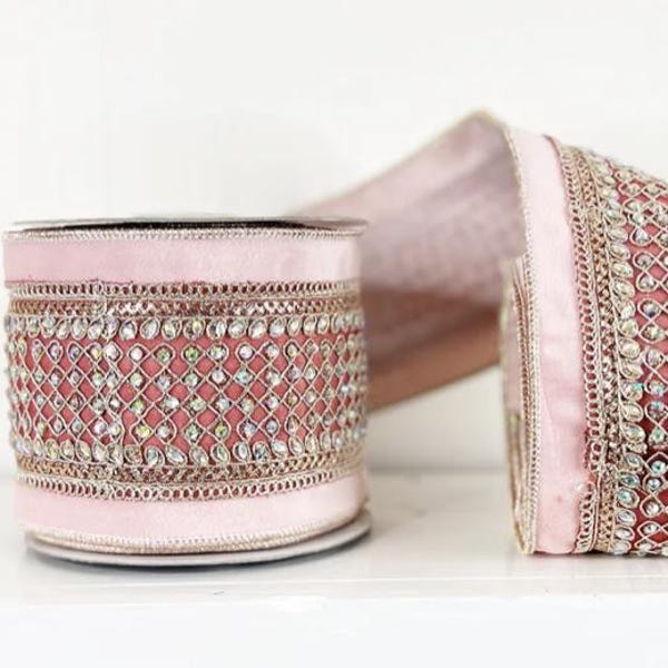 Pink Ribbon Beads - Etsy