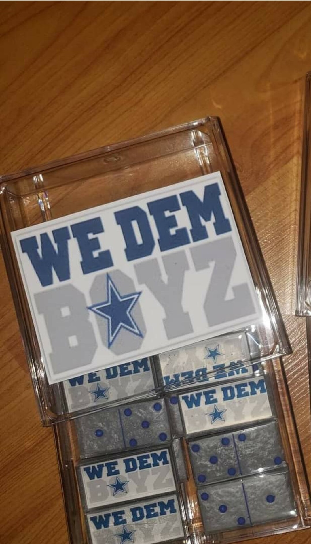 Dallas Cowboys Custom Domino Set - Etsy