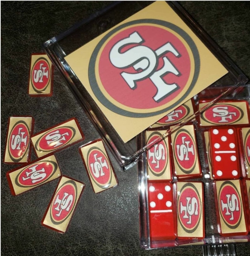 49ers Custom Domino Set - Etsy