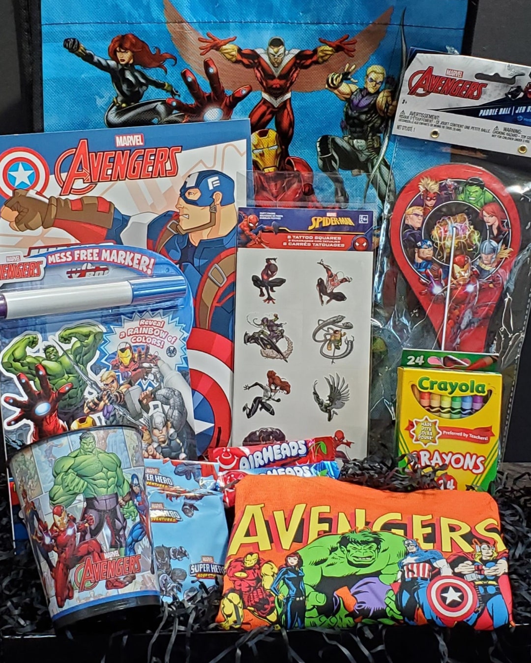 Marvel Avengers Gifts for Kids. Avengers Gift Baskets Avengers - Etsy