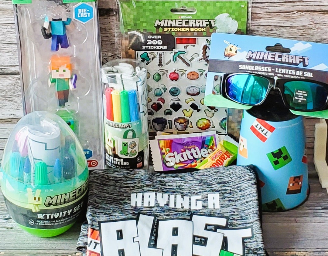 Minecraft Gifts for Kids! Minecraft Gift Basket/gift Bag for Boys! T ...