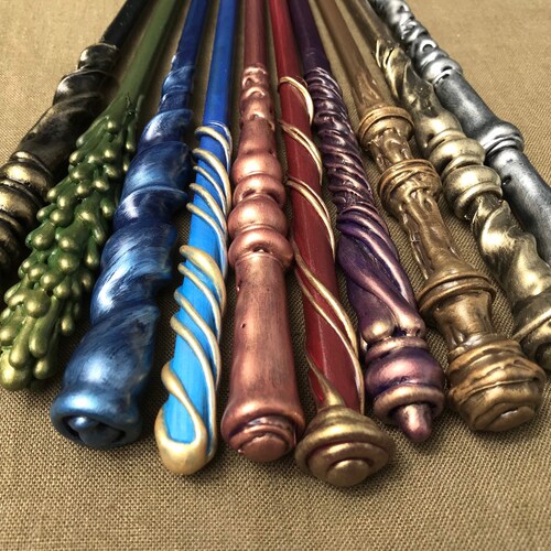 Magic Wand Wizard Wand Leaf Wand Autumn Leaves Red Wand | Etsy