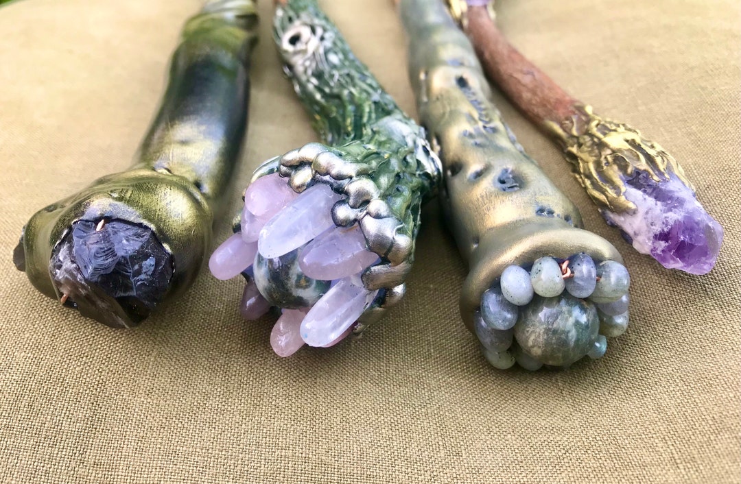 Wands by Erika - Witchy Wands Wicca Pagan Cosplay Magic Magick - Etsy