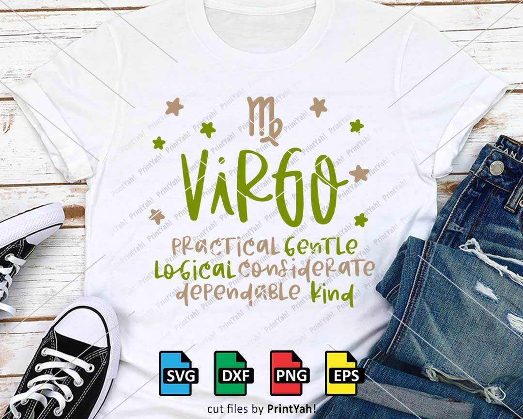 Virgo Svg, Virgo Zodiac Svg, Zodiac Sign Svg, Birthday Svg, Cut Files ...
