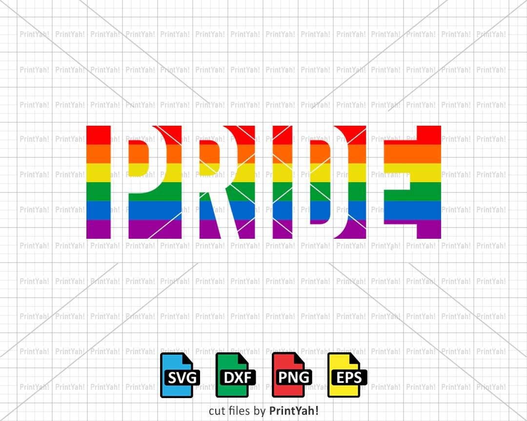 Pride Svg Rainbow Pride Svg LGBT Svg Cut Files Cricut | Etsy