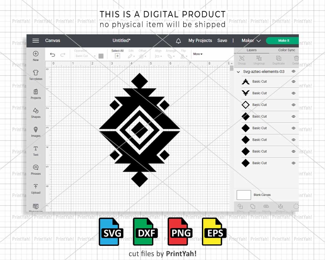Aztec Svg Bundle Tribal Svg Aztec Png Bundle Southwestern - Etsy UK