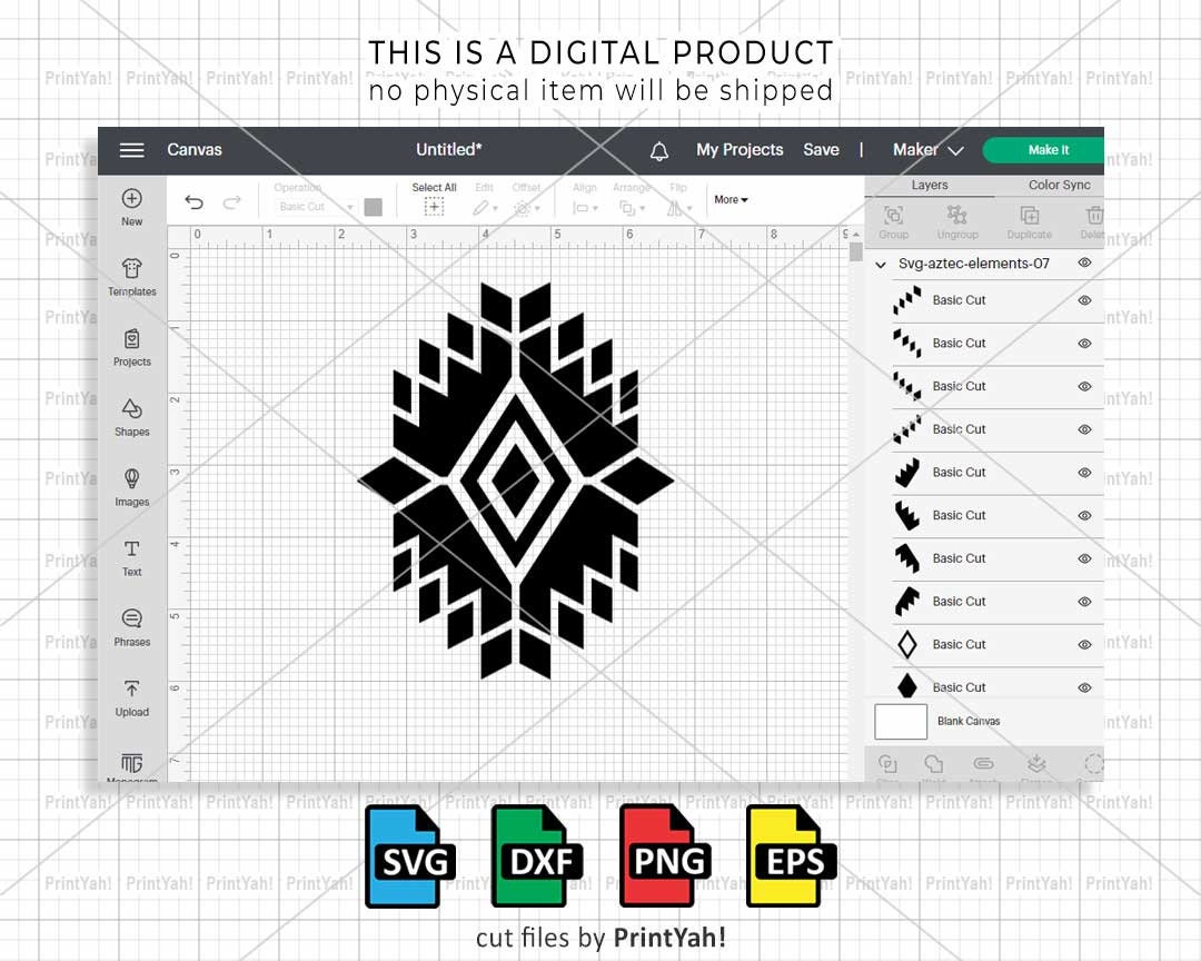 Aztec Svg Bundle Tribal Svg Aztec Png Bundle Southwestern - Etsy UK