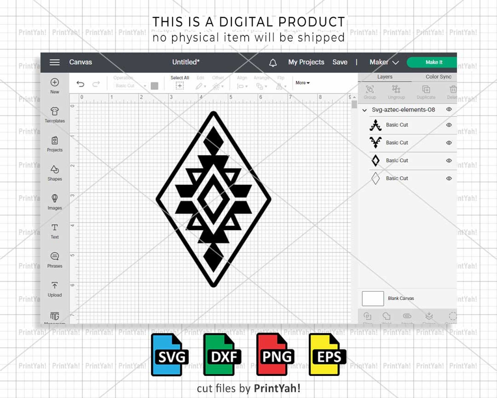 Aztec Svg Bundle Tribal Svg Aztec Png Bundle Southwestern - Etsy UK