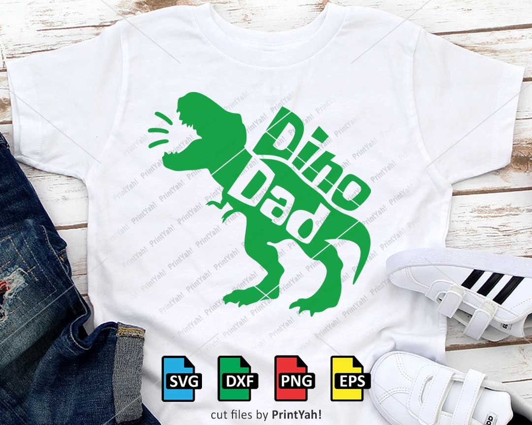 Dino Dad Svg Dinosaur Dad Svg T-rex Svg Dinosaur Svg Png - Etsy