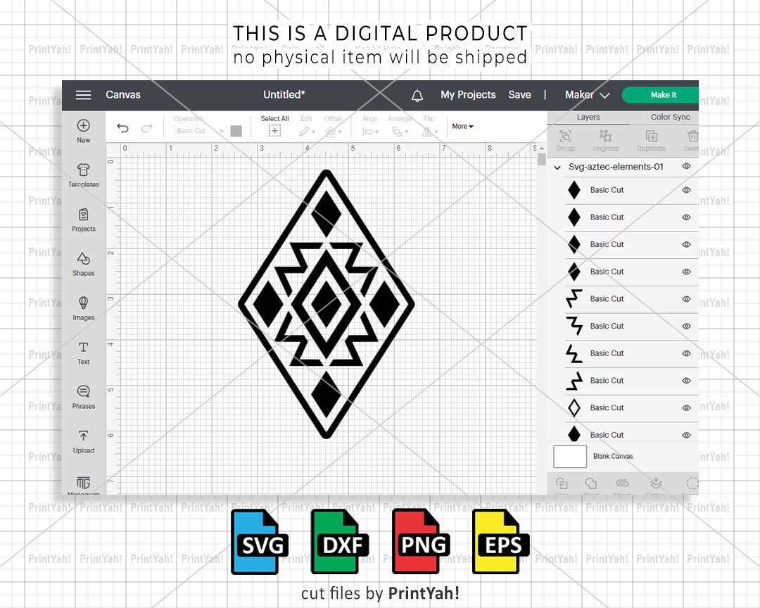 Aztec Svg Bundle Tribal Svg Aztec Png Bundle Southwestern - Etsy UK