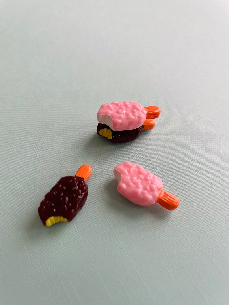 Ice Creamt Set | Gift Ideas | Set of 5 | Handmade Food Magnets | Fridge ...