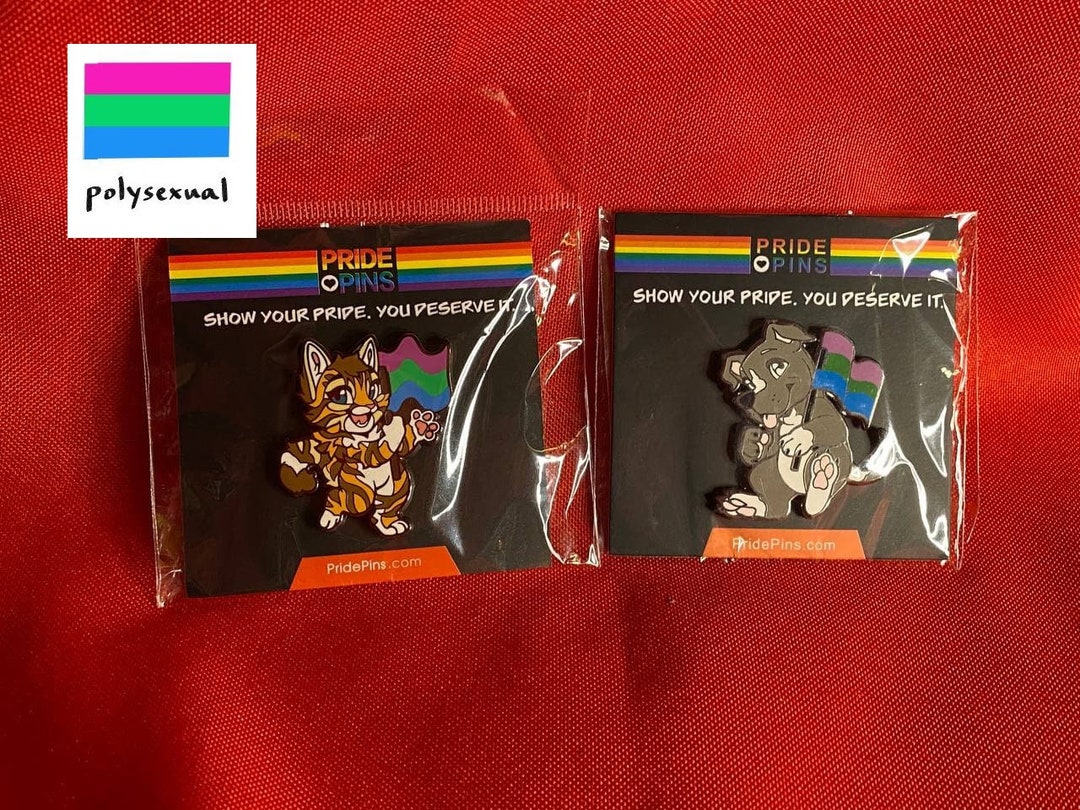 Fursona Pride Pins Polysexual - Etsy