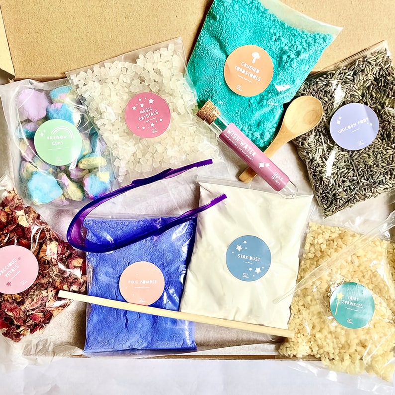 Mini Fairy Potion Kit, Fizzing Bubbly Magic Dust, Non-toxic ...