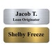 Name Tags for Work Business Name Badges With Logo Magnetic Name Tags ...