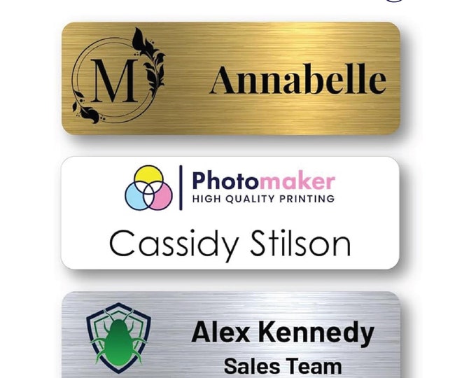 Uniform Name Badge for Work - Pin Name Tag - Military - Police - Fire ...