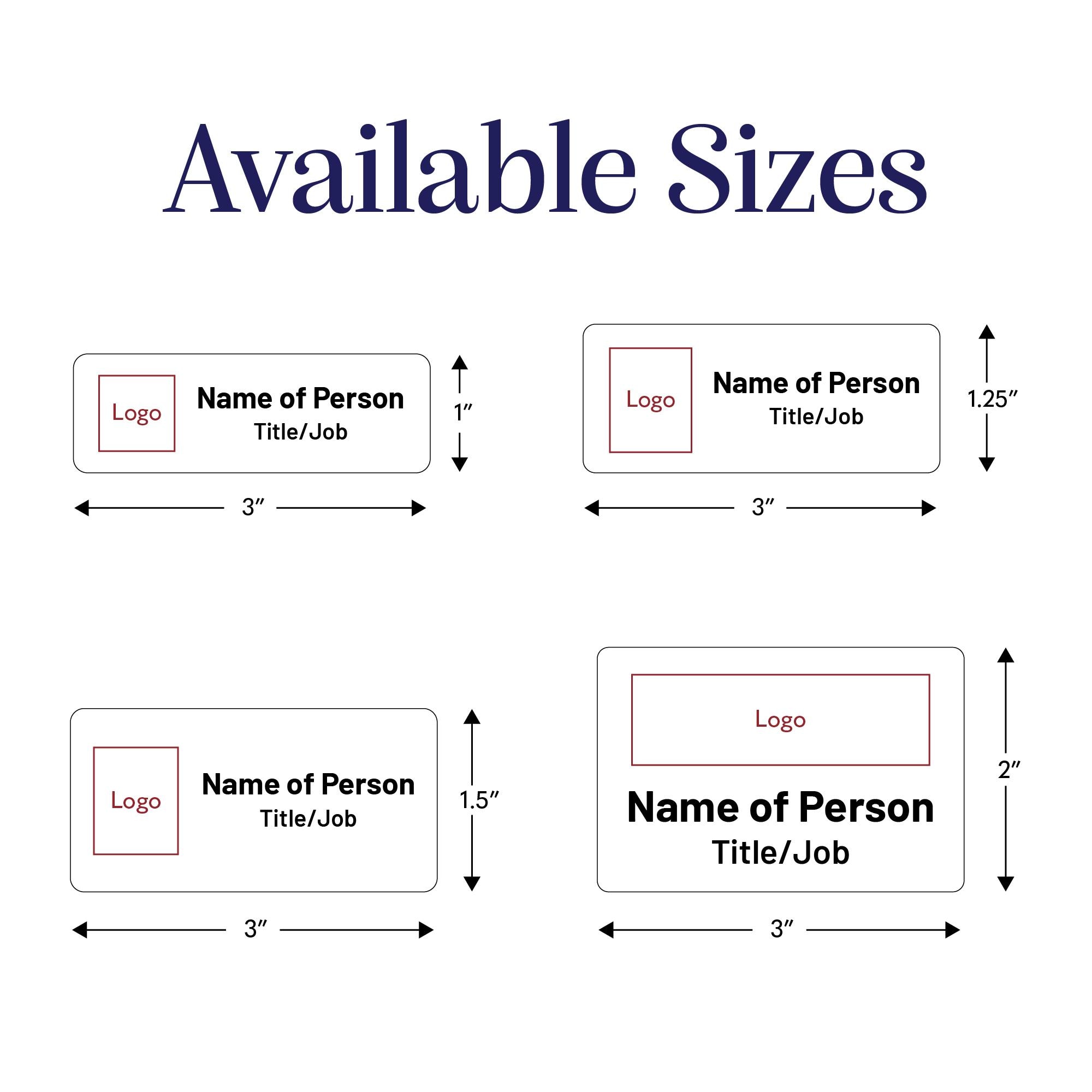 Custom Name Tag for Work Logo Name Tag Personalized Metal Name Badges ...
