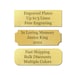 1" X 3" Metal Name Plate - Metal Name Sign - Picture Frame Plate ...