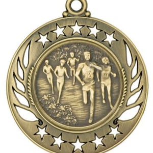 Cross Country Award Medals - Personalized Distance Running Award ...