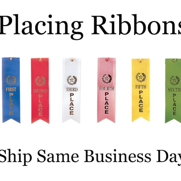 1st, 2nd, and 3rd Award Ribbons - Etsy