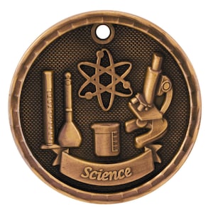 Science Award Medals - Science Medallion for Students - Chemistry Award ...