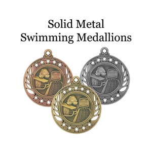 Swimming Award Medals - Personalized Swimming Award - Swim Team Gifts ...