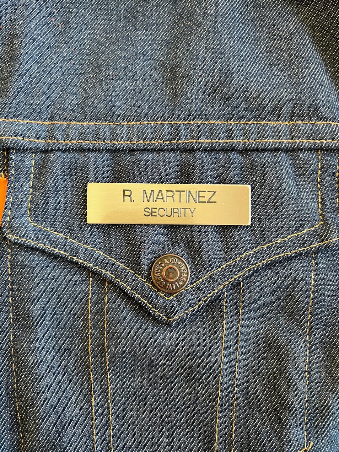 Uniform Name Badge for Work - Pin Name Tag - Military - Police - Fire ...