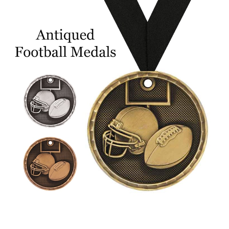 Football Medals for Team - Etsy