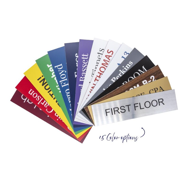 Personalized Office Name Plate - Custom Nameplate for Work ...