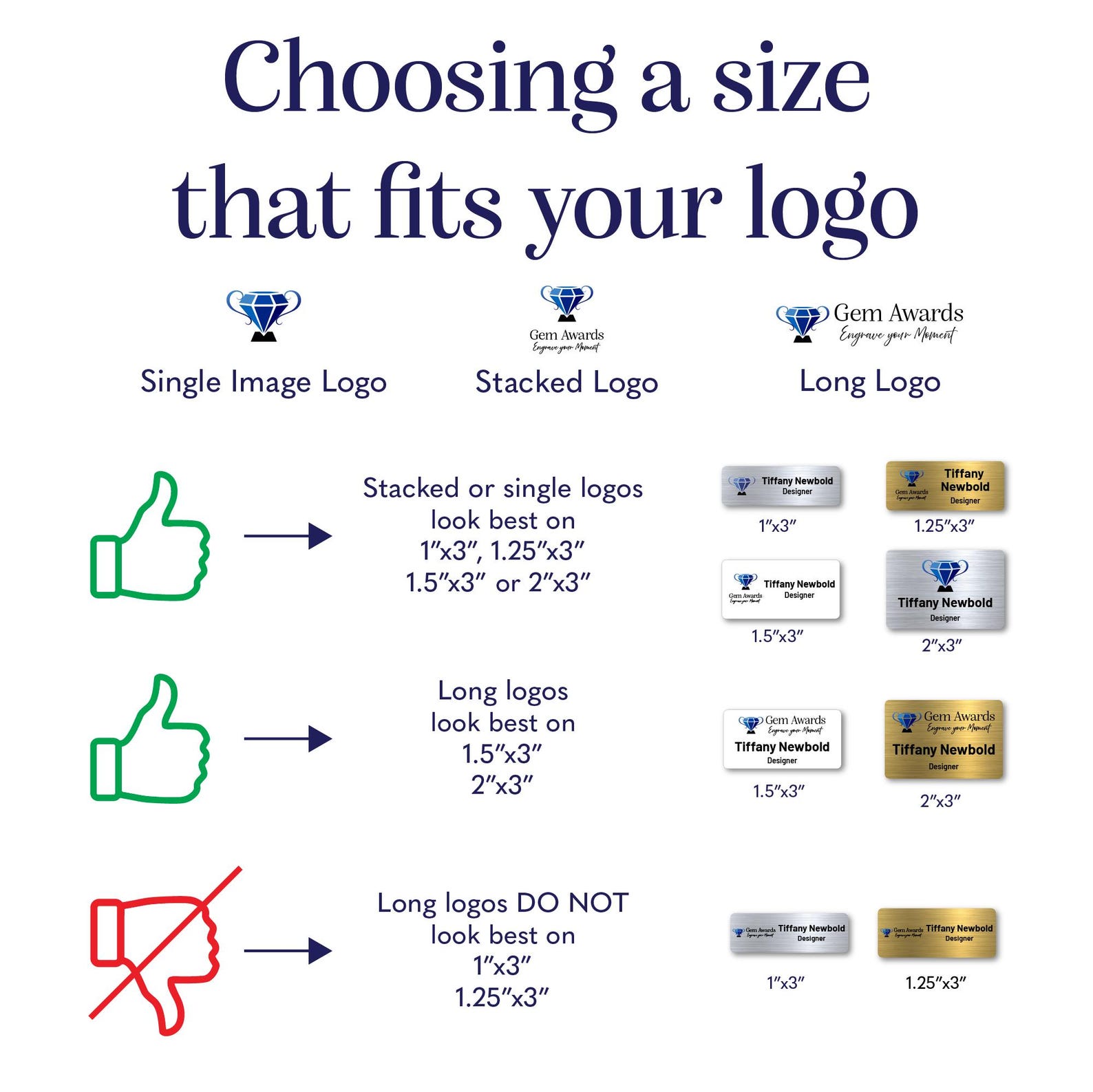 Personalized Name Badges With Magnet or Pin | Custom Logo Name Badges ...