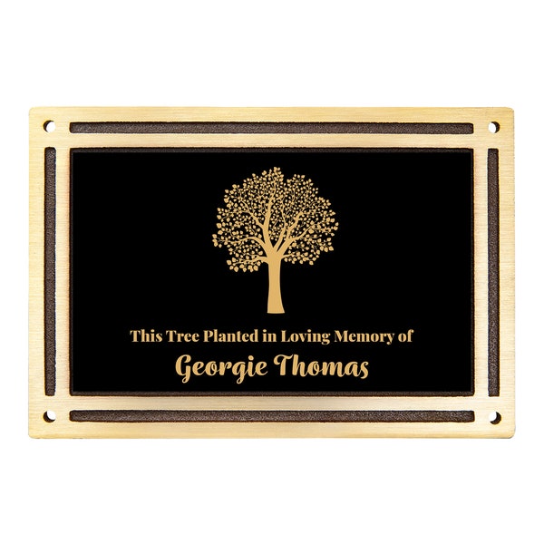 Memorial Plaque for Tree - Etsy