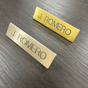 Metal Uniform Name Tag - Police - Fire - EMT - Paramedic - Security ...