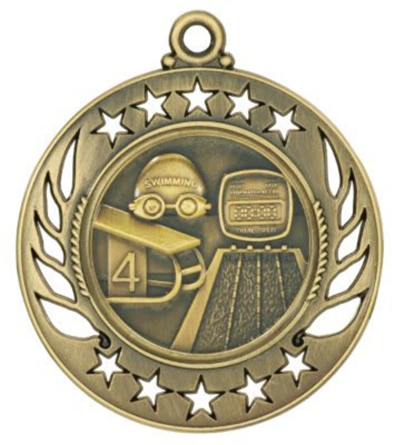 Swimming Award Medals - Personalized Swimming Award - Swim Team Gifts ...