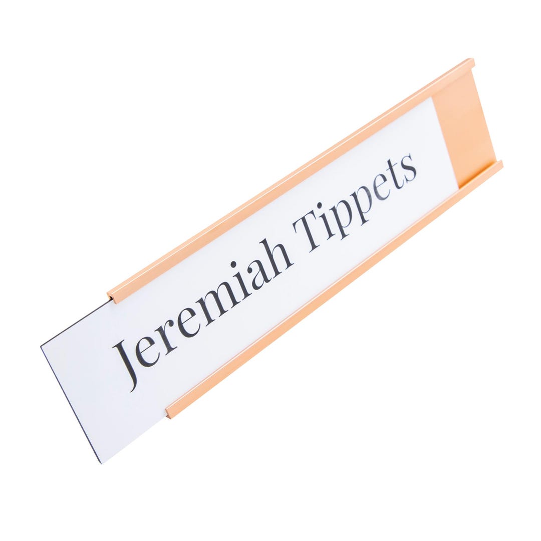 Personalized Office Name Plate - Custom Nameplate for Work ...