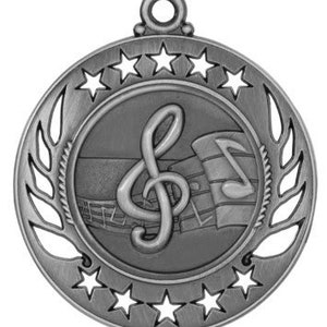 Music Award Medals - Personalized Treble Clef Award - Piano, Orchestra ...