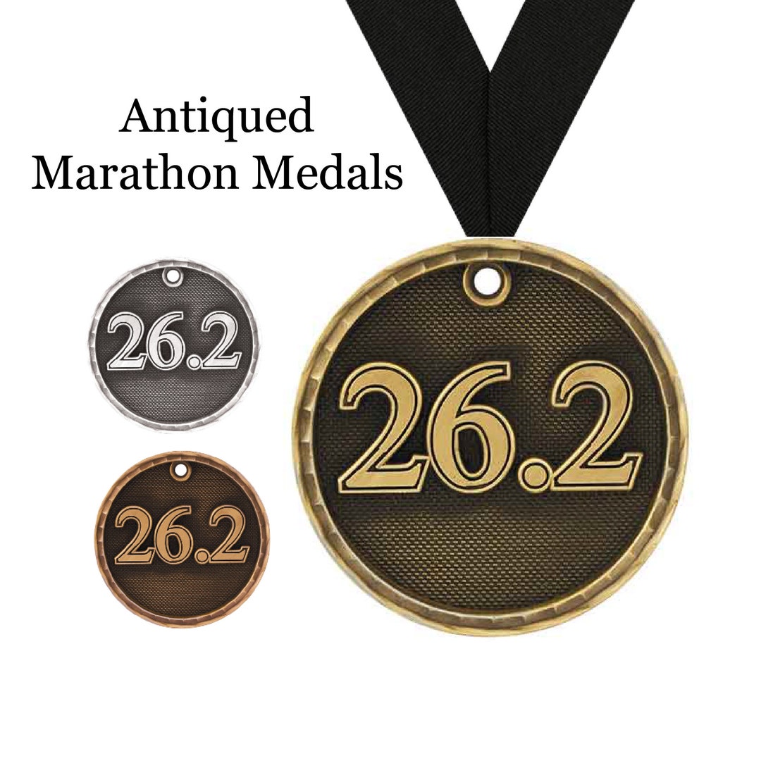 Marathon Award Medals - Personalized Marathon Award - 26.2 Mile Awards ...