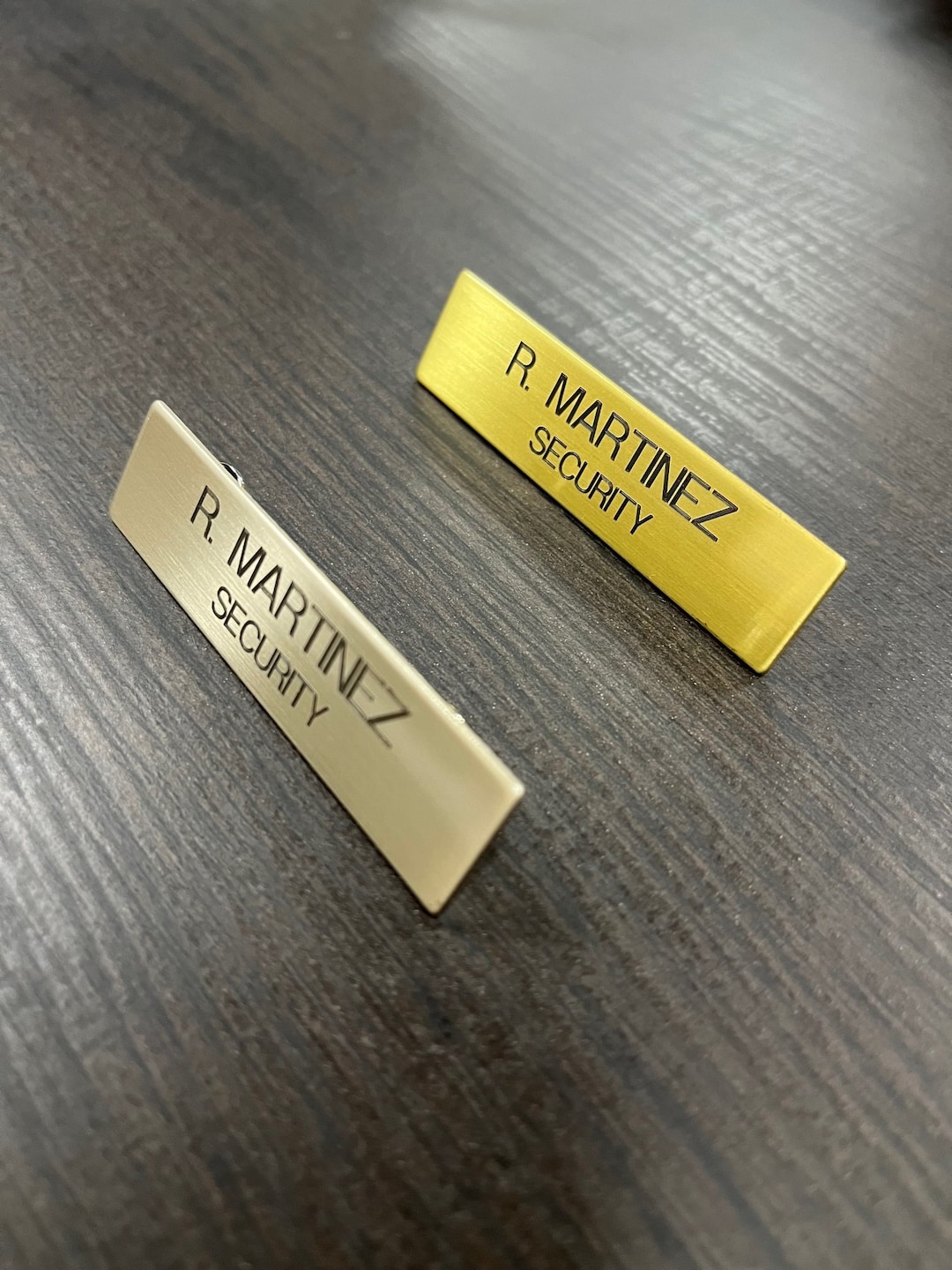 Uniform Name Badge for Work - Pin Name Tag - Military - Police - Fire ...