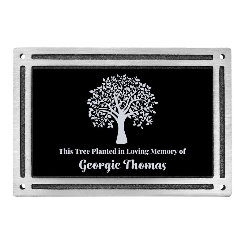 Memorial Tree Plaque - Etsy