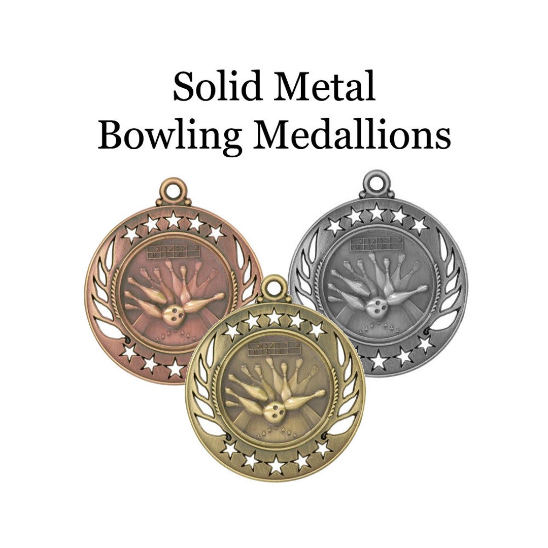 Bowling Award Medals - Personalized Bowling League Award - Bowling ...