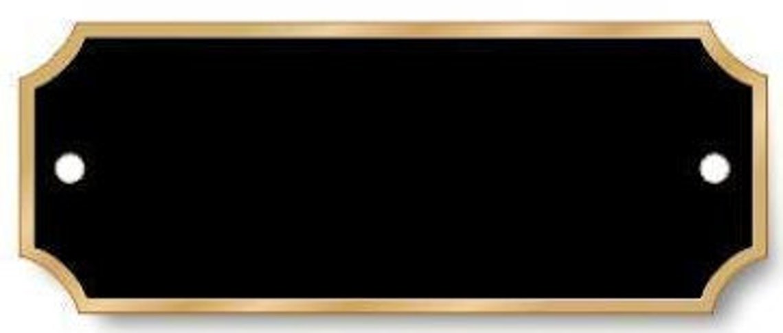 1 X 2.5 Engraved Name Plate Metal Name Plaque - Etsy