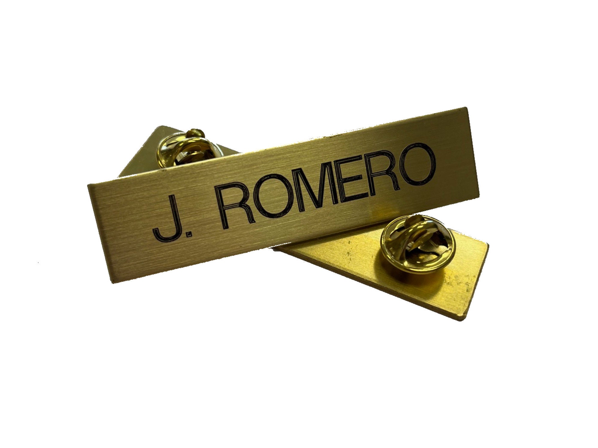 Police Bar Name Tag - Fire Department Name Badge - Uniform Name Bar Pin ...