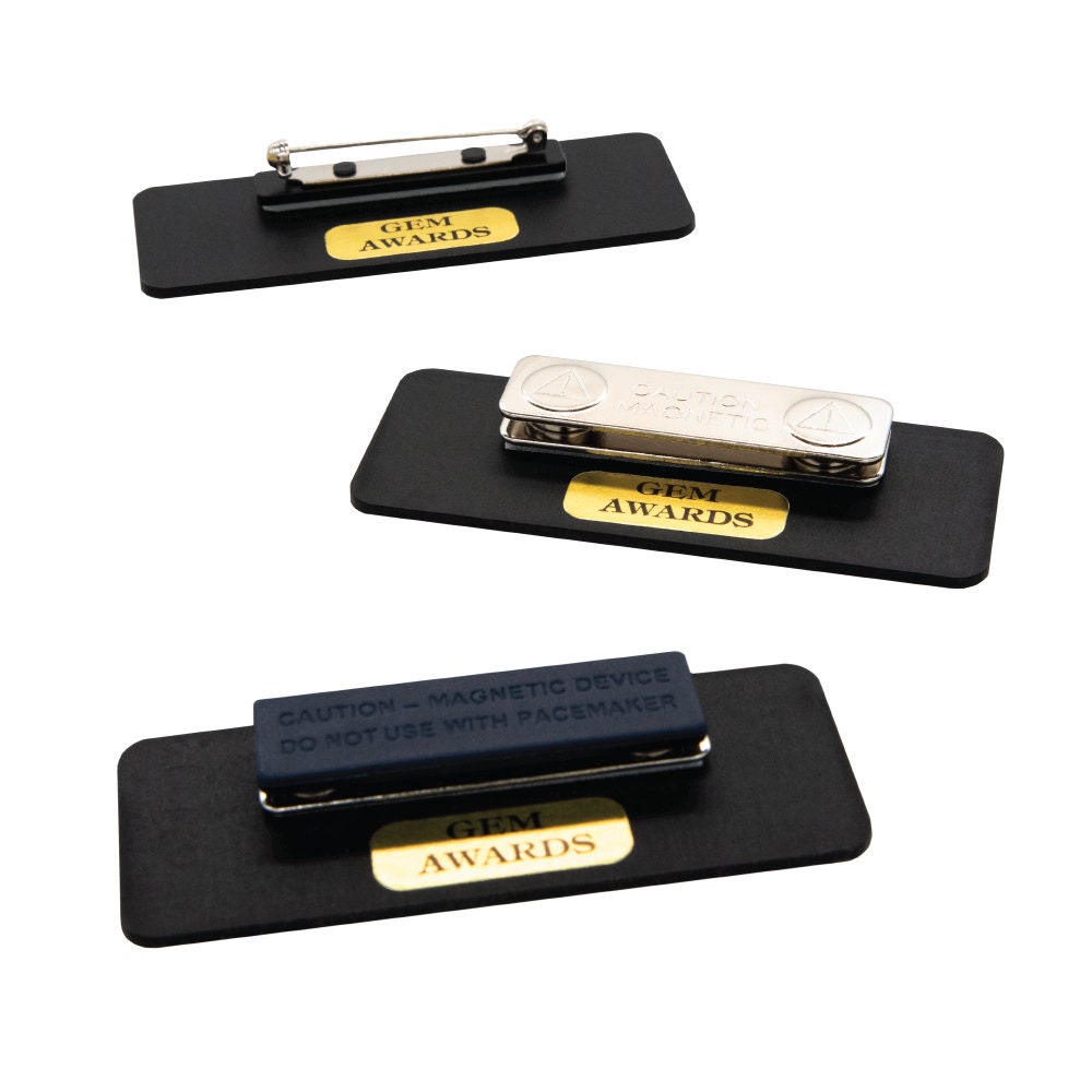 Name Tags for Work - Business Name Badges With Logo - Magnetic Name ...