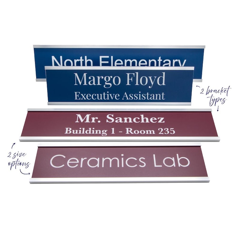 Personalized Office Name Plate - Custom Nameplate for Work ...