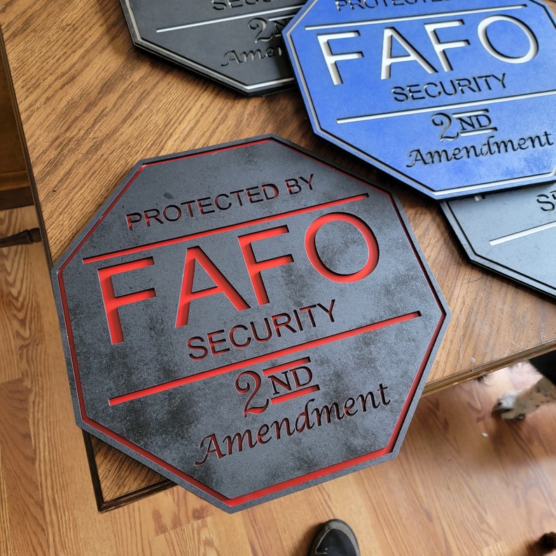FAFO Wooden Sign - Etsy