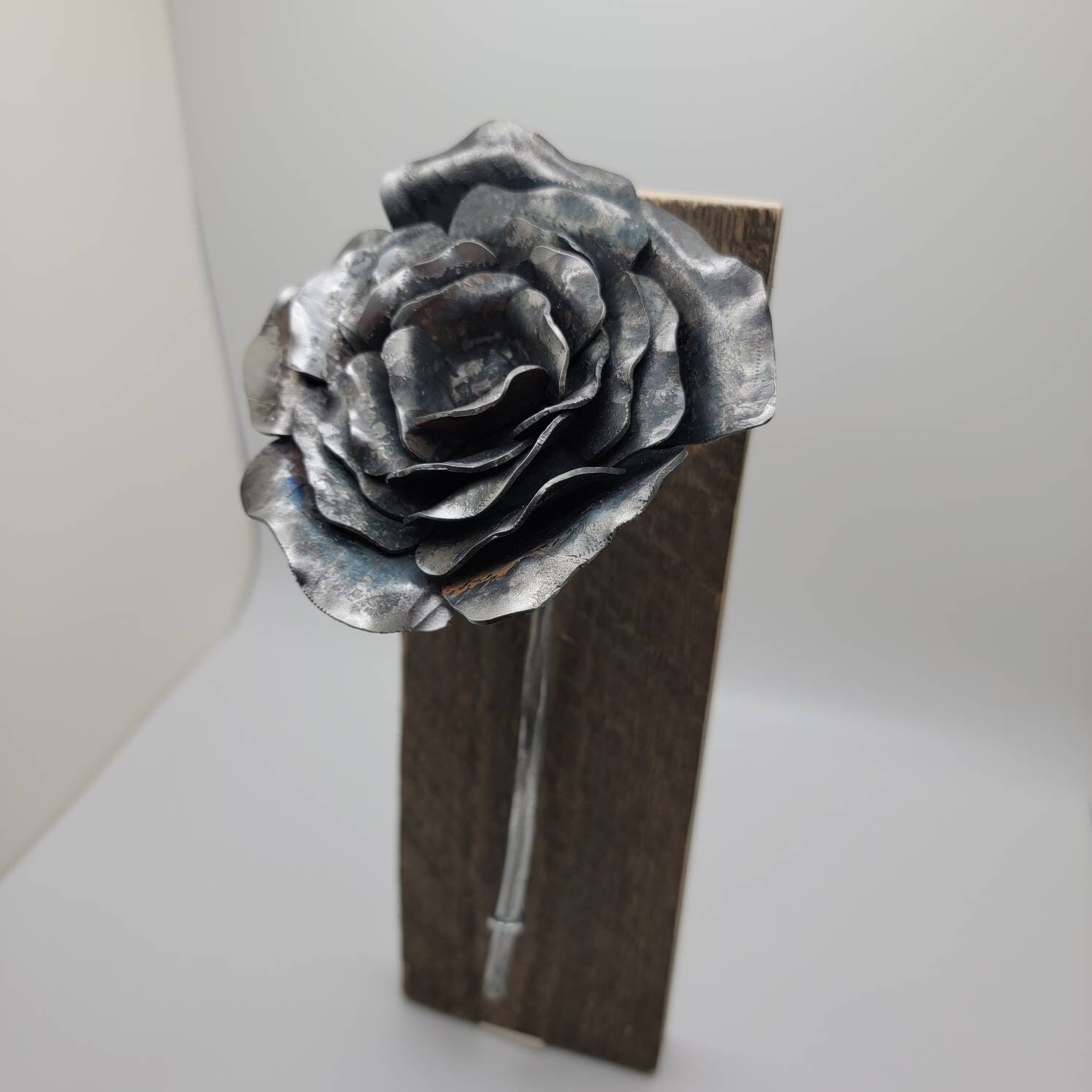 Hand Forged Rose - Etsy
